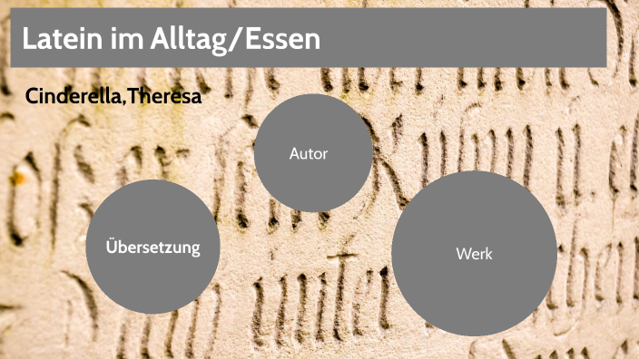 Latein im Alltag/Essen by Theresa Mattersberger on Prezi