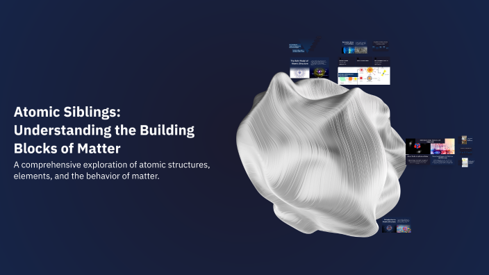 Atomic Siblings: Understanding the Building Blocks of Matter by Rexie ...