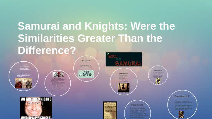 Samurai and Knights: Were the Similarities Greater Than the by montana ...