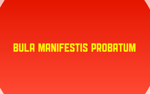 Bula Manifestis Probatum by Mariana Maia on Prezi