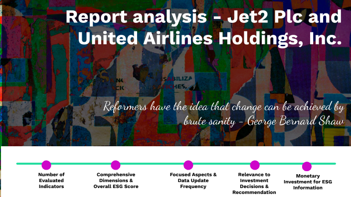 Report analysis - Jet2 Plc and United Airlines Holdings, Inc. by Maria ...
