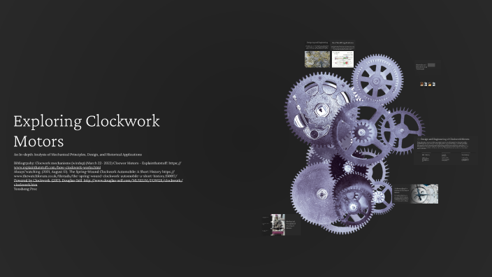 Exploring Clockwork Motors by deetya m on Prezi