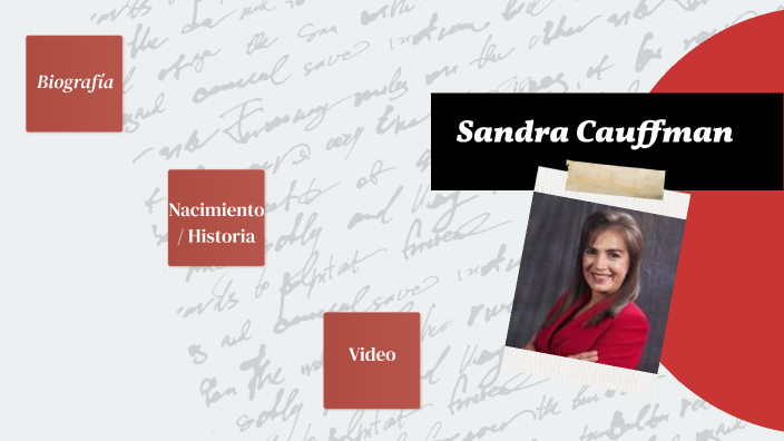 Biografía de Sandra Cauffman by Fany Ewers on Prezi