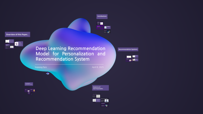 Deep Learning Recommendation Model by So Jeong Park on Prezi