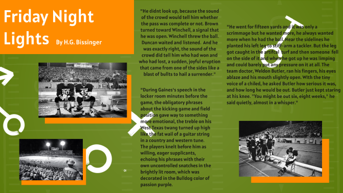 Friday Night Lights - Book Project Presentation by Liam Watkins on Prezi