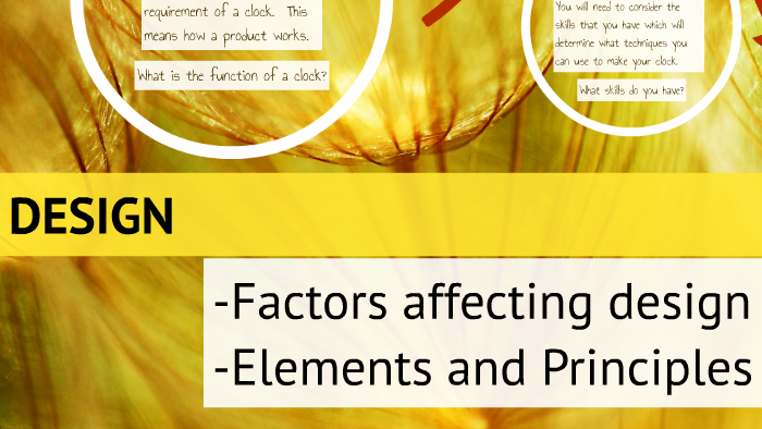 factors affecting design/Elements and Principles by Leah Harrison on Prezi