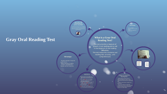 Gray Oral Reading Test by Brittany Castellanos on Prezi