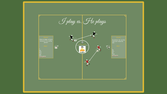 I play vs. He plays by Nicholas Cooper