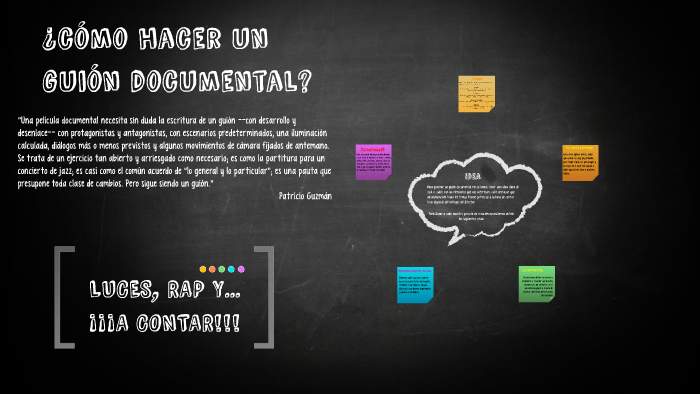 ¿cómo hacer un guión documental? by Sara Arboleda on Prezi