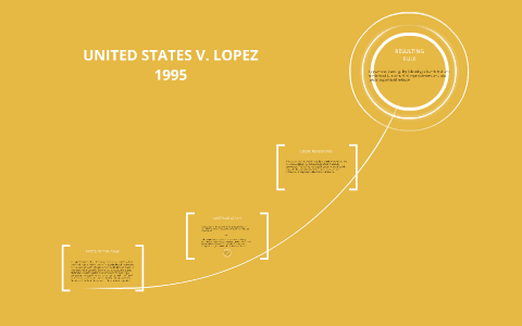 UNITED STATES V. LOPEZ by Dominique Briggins on Prezi