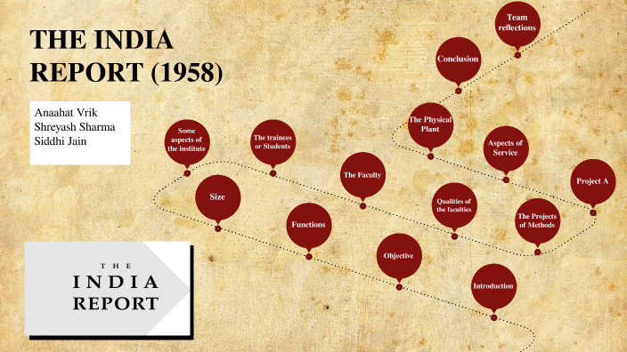 THE INDIA REPORT (1958) by SHREYASH SHARMA on Prezi