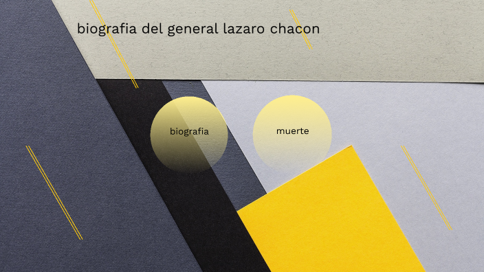 biografia del general lazaro chacon by Anderson Antuche