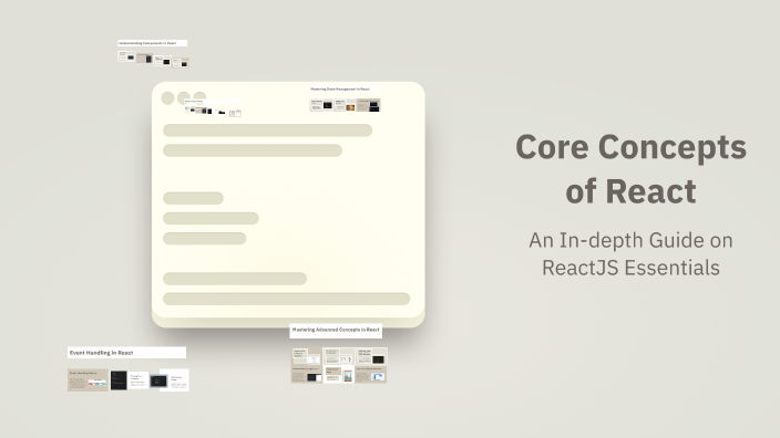 Core Concepts of React by Sai kiran Gadi on Prezi