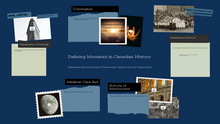 Defining Moments in Canadian History by Bosen Song on Prezi
