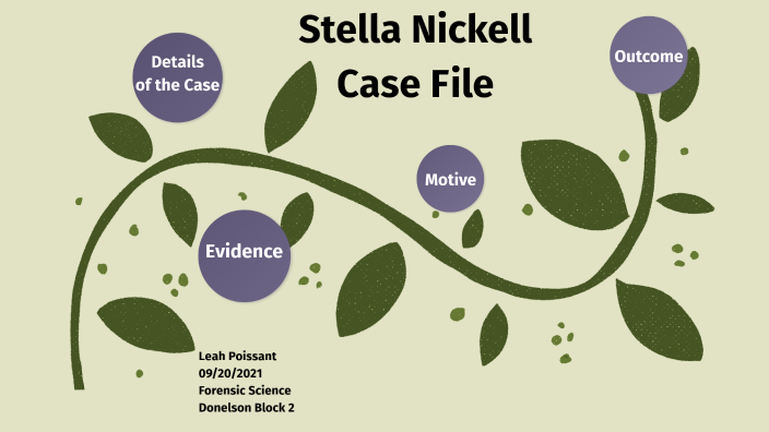 Stella Nickell Case File -- Leah Poissant by Leah Poissant on Prezi
