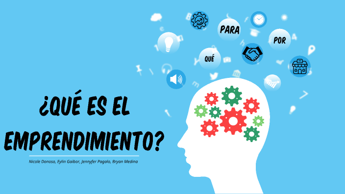 ¿Qué es el EMPRENDIMIENTO? by Bryan Medina on Prezi