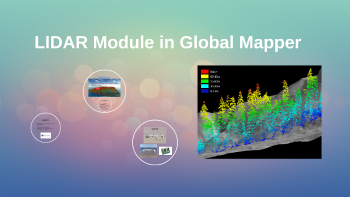 LIDAR Module in Global Mapper by Sarah Fisher on Prezi
