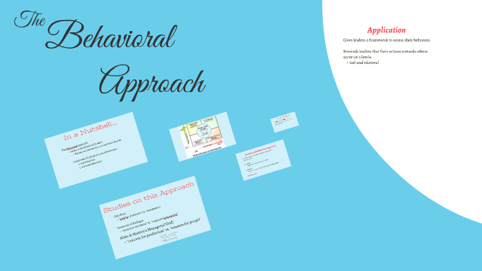 Behavioral Approach by on Prezi