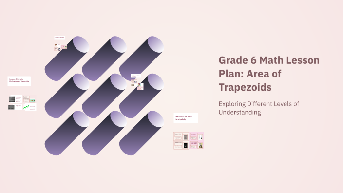 Grade 6 Math Lesson Plan: Area of Trapezoids by AMY MCHELM on Prezi