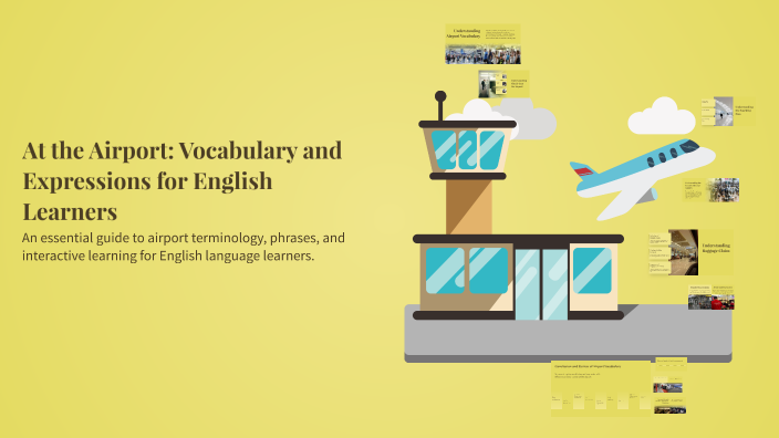 At the Airport: Vocabulary and Expressions for English Learners by ...