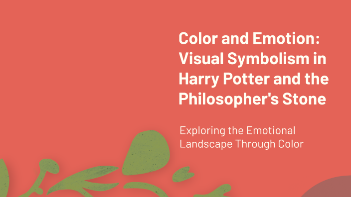 Color and Emotion: Visual Symbolism in Harry Potter and the Philosopher ...