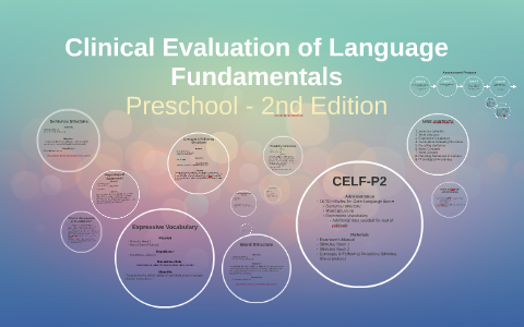 Clinical Evaluation of Language Fundamentals by Vanessa Magallanes on Prezi