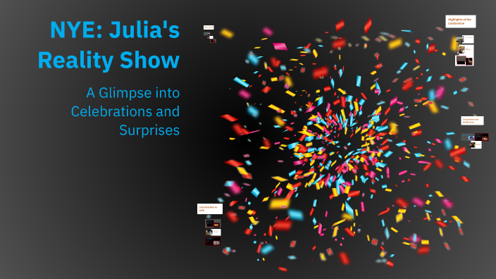 NYE: Julia's Reality Show by Julia de Boer on Prezi