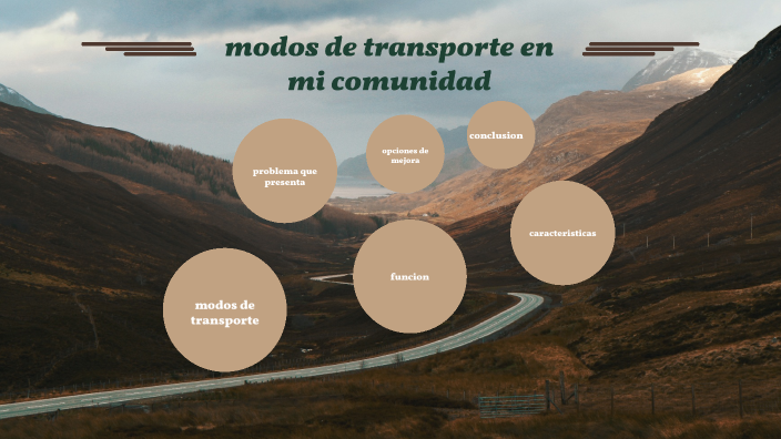 modos de transporte en mi comunidad by Carlos Juarez martinez on Prezi