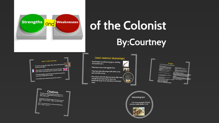 Strengths and weaknesses of the Colonist by Courtney Kollis on Prezi
