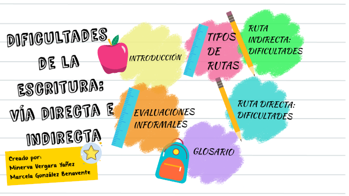Dificultades de escritura por vía directa e indirecta by Minerva ...