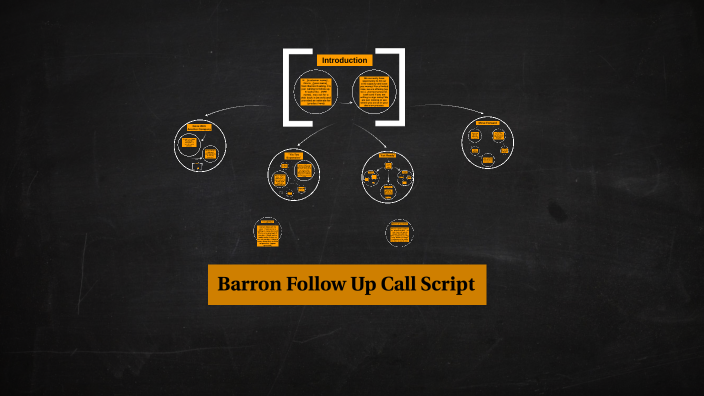 Barron Follow Up Call Script by Brien Gadeke on Prezi