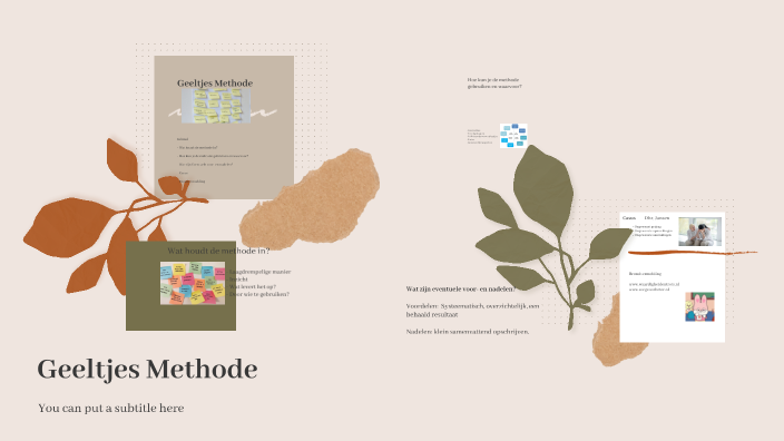Geeltjes Methode by Freya Witteveen on Prezi