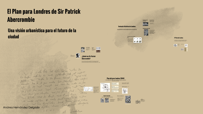 El Plan para Londres de Sir Patrick Abercrombie by ANDREA HERNANDEZ ...