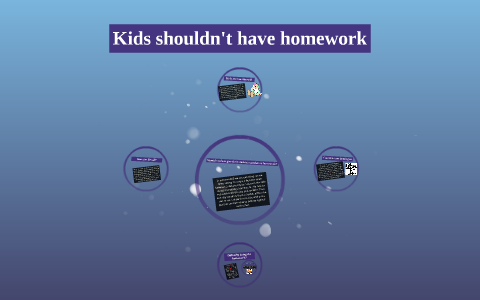 Kids shouldn't have homework by Emily Soehren on Prezi