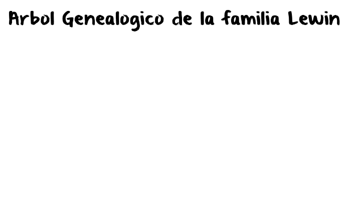 Family Tree by Gabriela Lewin on Prezi