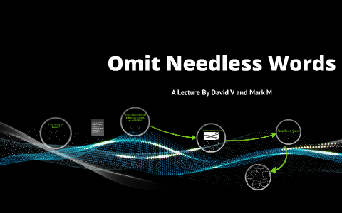 Omit Needless Words by Johnny Bartholemuel on Prezi