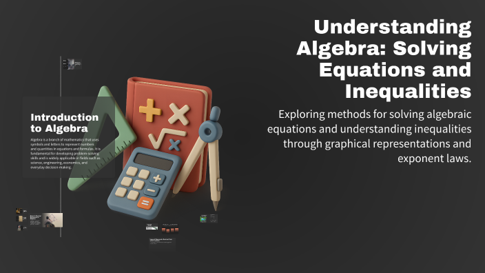 Understanding Algebra: Solving Equations and Inequalities by Miley ...