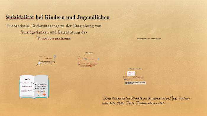 Suizidalität bei Kindern und Jugendlichen by Kim Dieckmann on Prezi