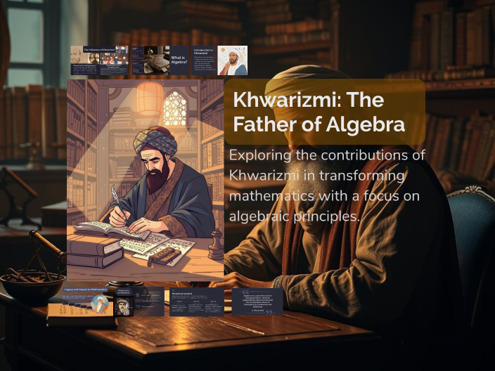 Khwarizmi: The Father of Algebra by yacine HadjDjelloul on Prezi