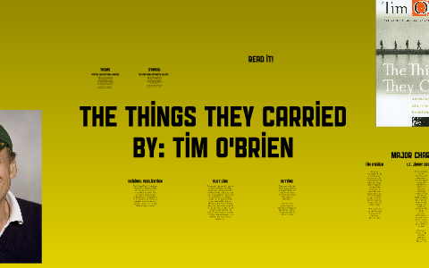 The Things They Carried - Tim O'brien by Logan Demny