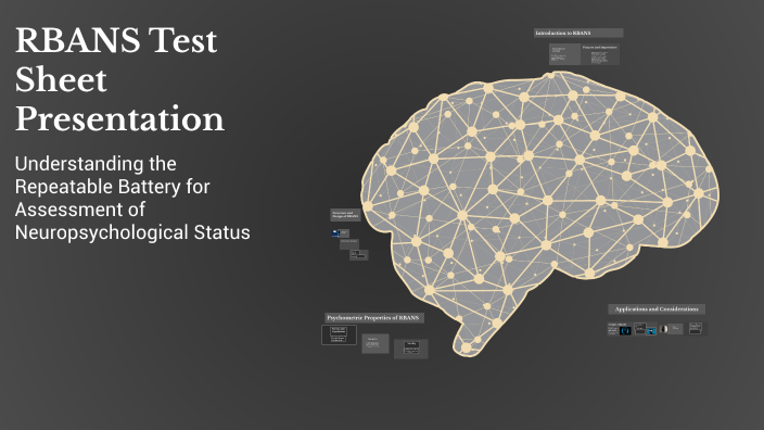 RBANS Test Sheet Presentation by Jennifer Hayes on Prezi