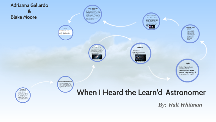 When I Heard The Learn'd Astronomer by adrianna gallardo on Prezi