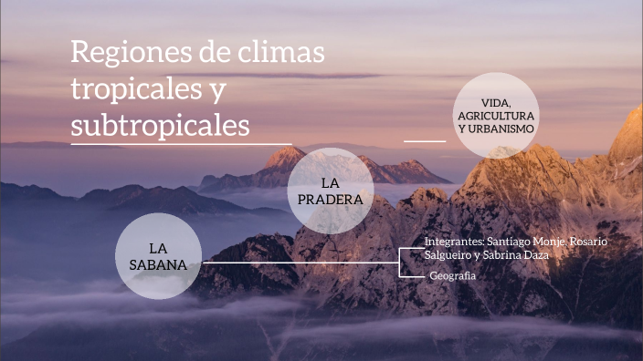 REGIONES DE CLIMAS TROPICALES Y SUBTROPICALES by laura sabrina daza ...
