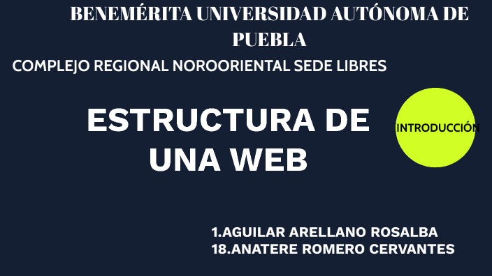 ESTRUCTURA DE UNA PÁGINA WEB by Rosalba Aguilar on Prezi