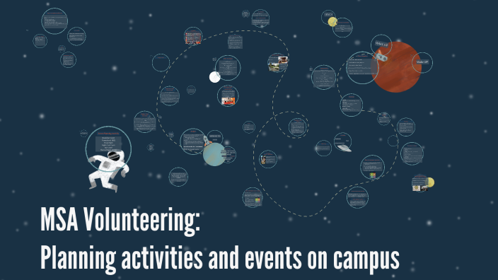 MSA Volunteering: Planning activities and events on campus by Stefanie ...