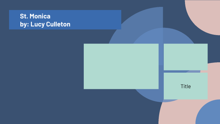 St. Monica by Lucy Culleton on Prezi