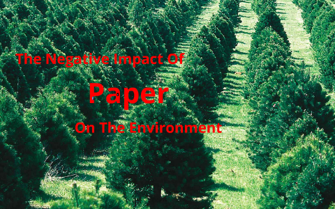 The Negative Impact Of Paper On The Environment by Z Dai on Prezi