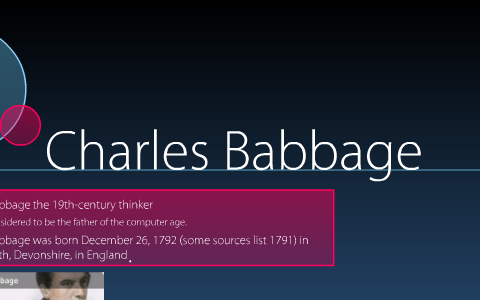 Charles Babbage by Grace Loy