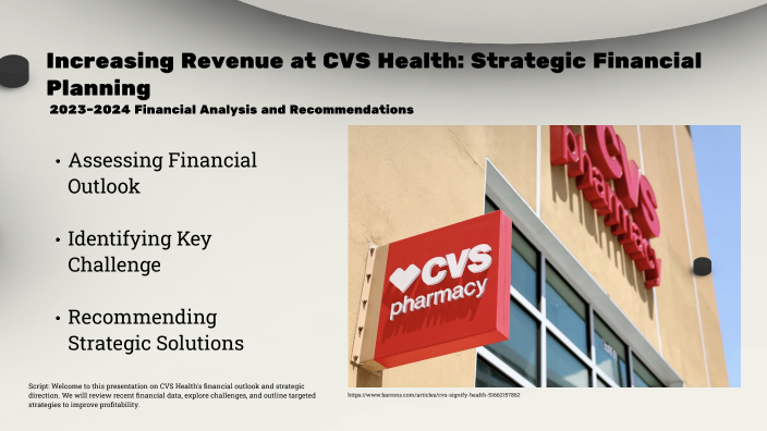 Increasing Revenue at CVS Health: Strategic Financial Planning by ...