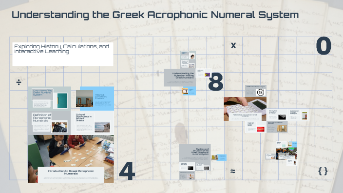 Understanding the Greek Acrophonic Numeral System by GIAMMARÌA ...